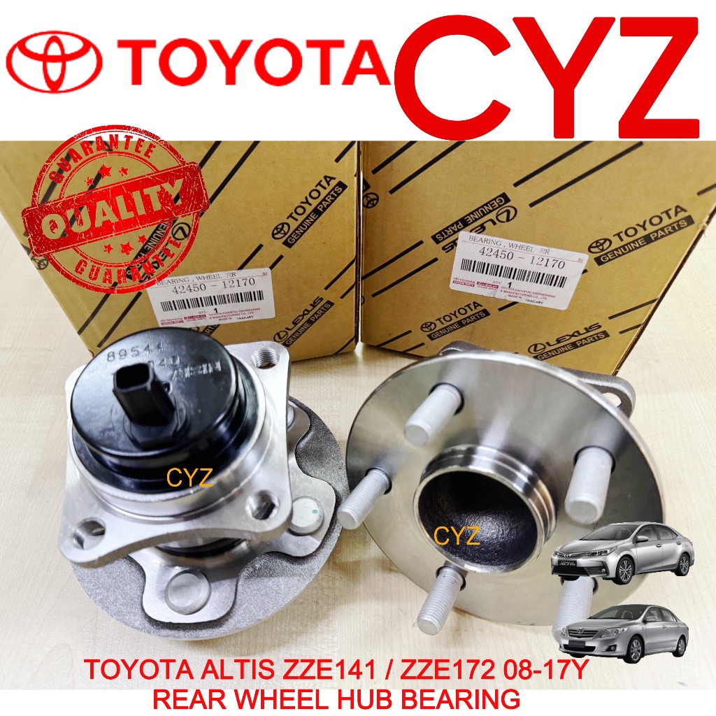 Rear Wheel Hub Bearing Toyota ALTIS ZZE141 ZZE142 ZRE141 ZRE142 ZZE172 ...