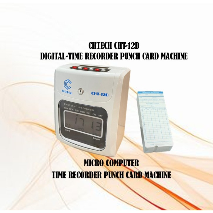 Punch Card Machine Time Recorder Punch Card (English Manual ) -Standard ...