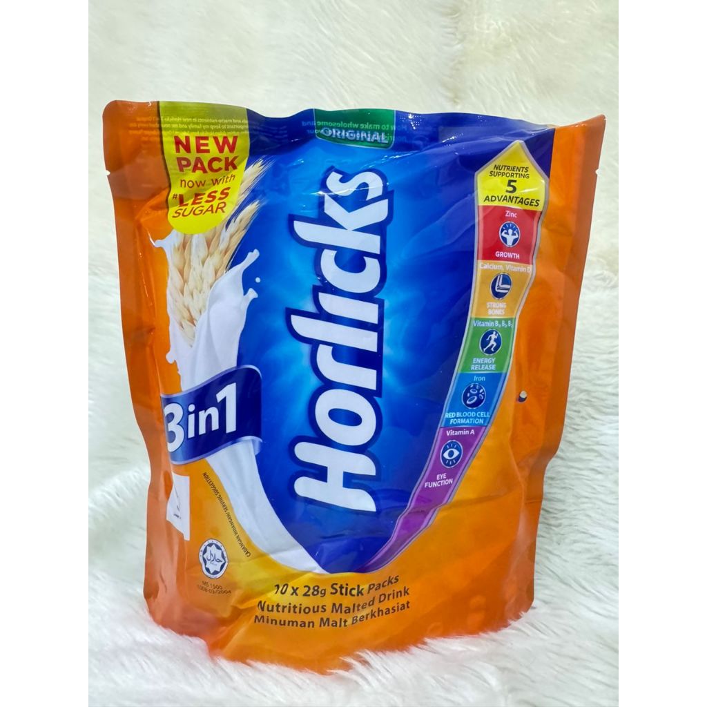 Horlicks 3in1 Original 10 x 28g | Shopee Malaysia