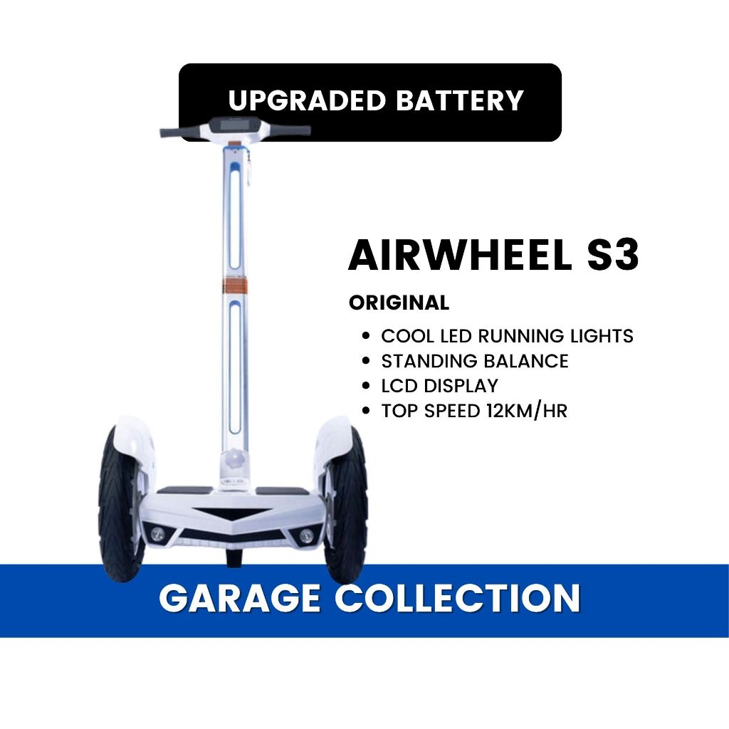Airwheel S3 520WH Electric Two Wheel Self Balancing Scooter (White ...