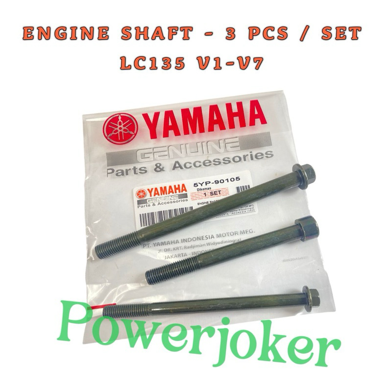 YAMAHA LC135 V1-V7 (3 PCS / 1 SET) ENGINE SHAFT BODY STAY BATANG TENGAH ...