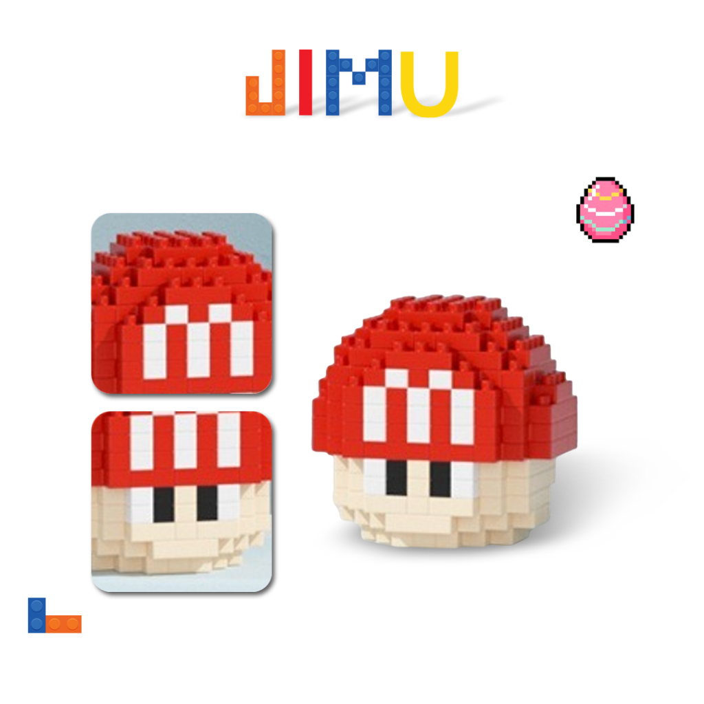 JIMU Damo Egg Series K124 Cute Damo Egg Building Block DIY Nano Block ...