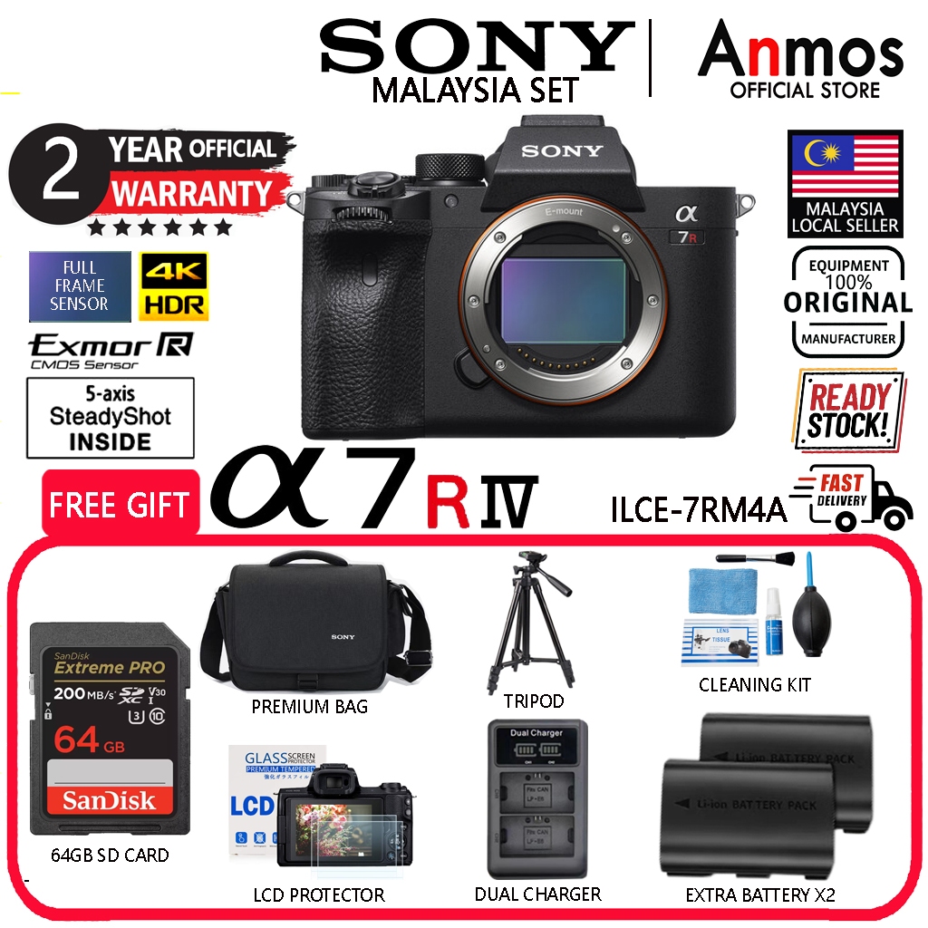 SONY A7R MARK IV / SONY A7R 4 /SONY A7R MARK 4 BODY ONLY (OFFICIAL SONY MALAYSIA 2 YEARS ...