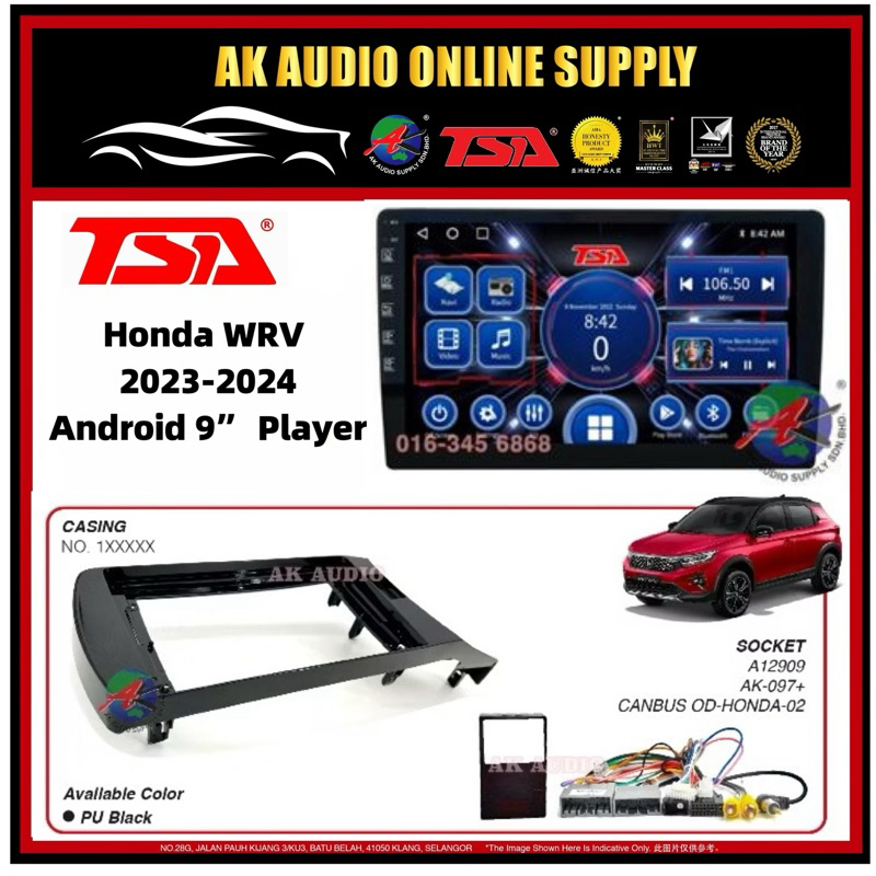 [ MTK 2+32GB ] TSA Honda WRV 2023 - 2024 Android 9" inch Car player ...