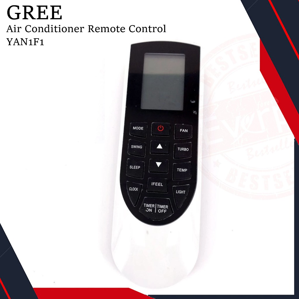 GREE Air Conditioner Remote Control YAN1F1 | Shopee Malaysia