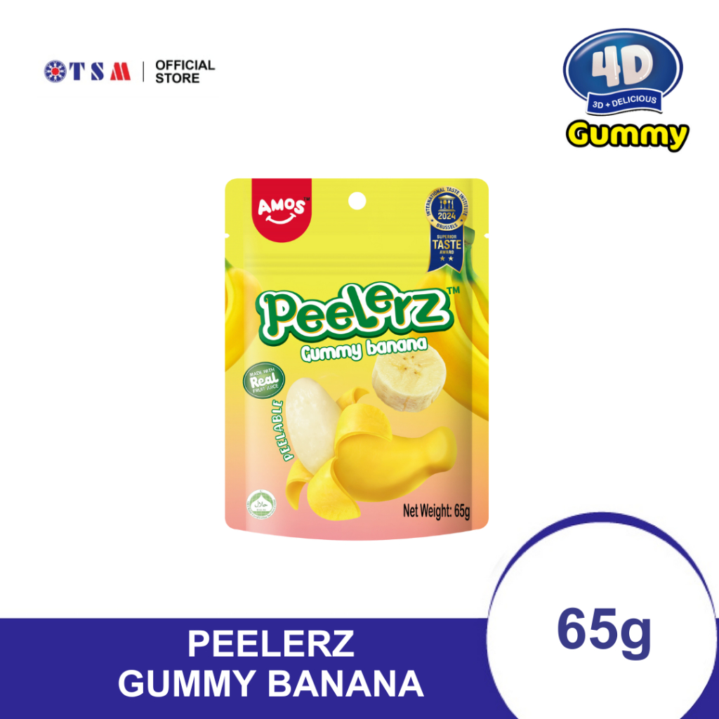 AMOS PEELERZ GUMMY - BANANA 65G | Shopee Malaysia