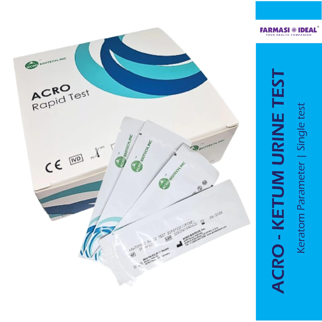 Acro Ketum Urine Test | Parameter Kratom Urine Single Test Strip ...