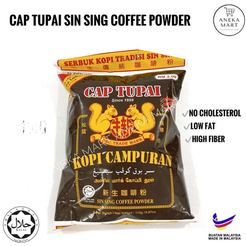 Cap Tupai Sin Sing Coffee Powder/Serbuk Kopi Traditional Sin Sing ...