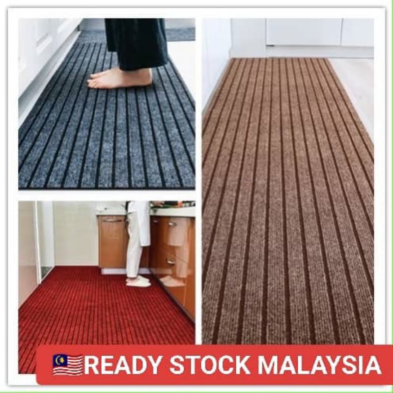 Kitchen Floor Mat Carpet Anti-slip Water Absorbent Door Mat Entrance ...