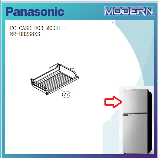 Panasonic fridge shelf bottle ** ORIGINAL** FOR Model NR-BB238 | Shopee ...