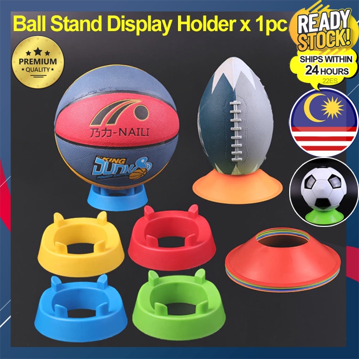 1Pcs Ball Stand Display Holder Rack Support Base For Football Rugby ...