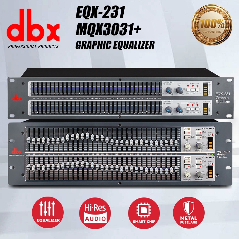 DBX EQX231/MQX3031+Double -2x31 channel section has a high filter, which can effectively ...