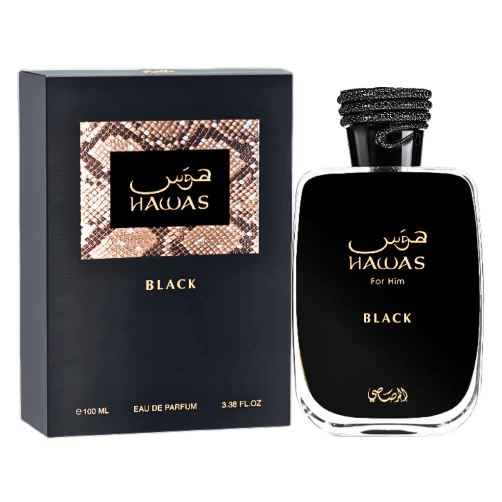 Rasasi Hawas Black EDP For Men (100ML) | Shopee Malaysia