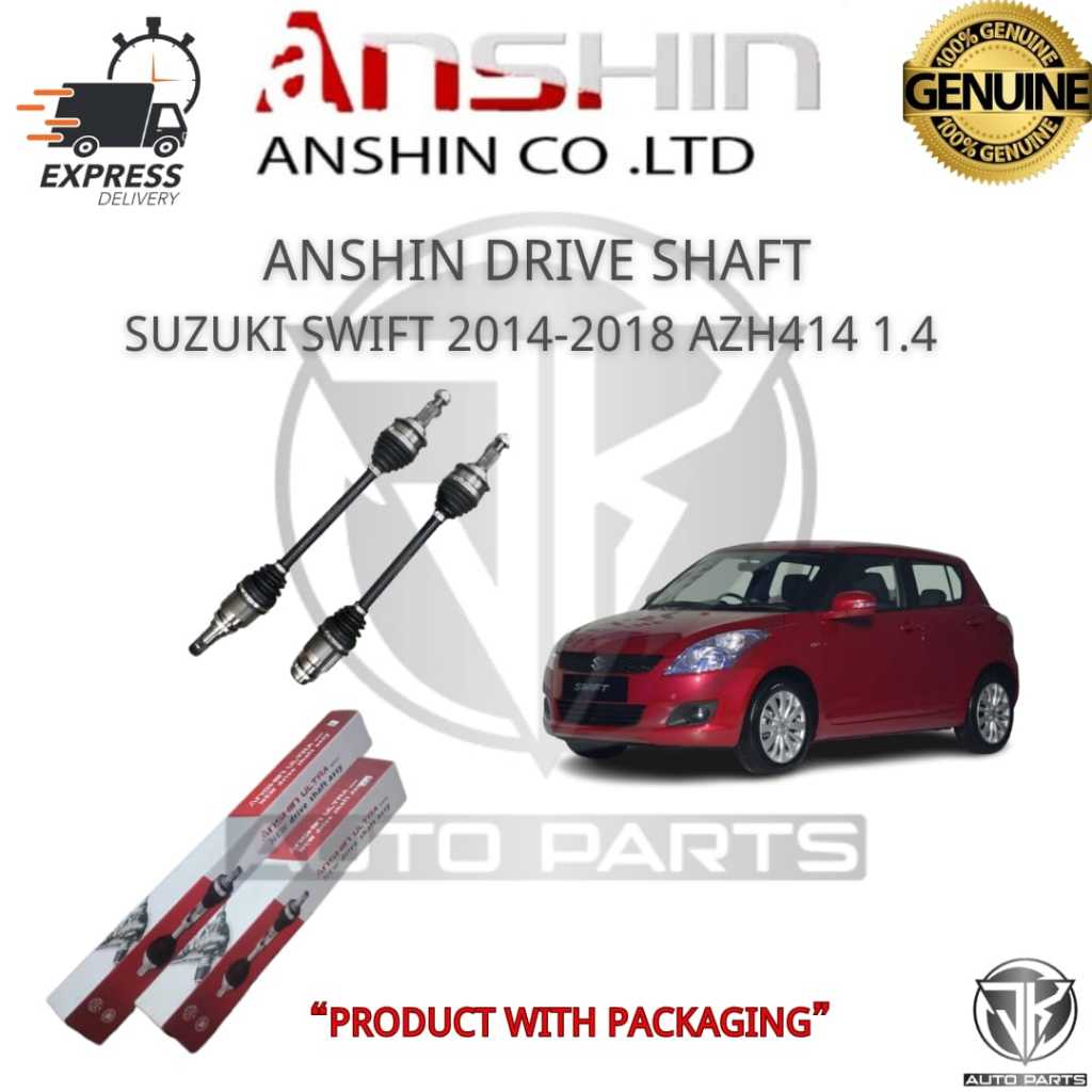 #ANSHIN#JAPAN FRONT DRIVE SHAFT SUZUKI SWIFT 2014-2018 ZC82 AZH414 1.4 ...