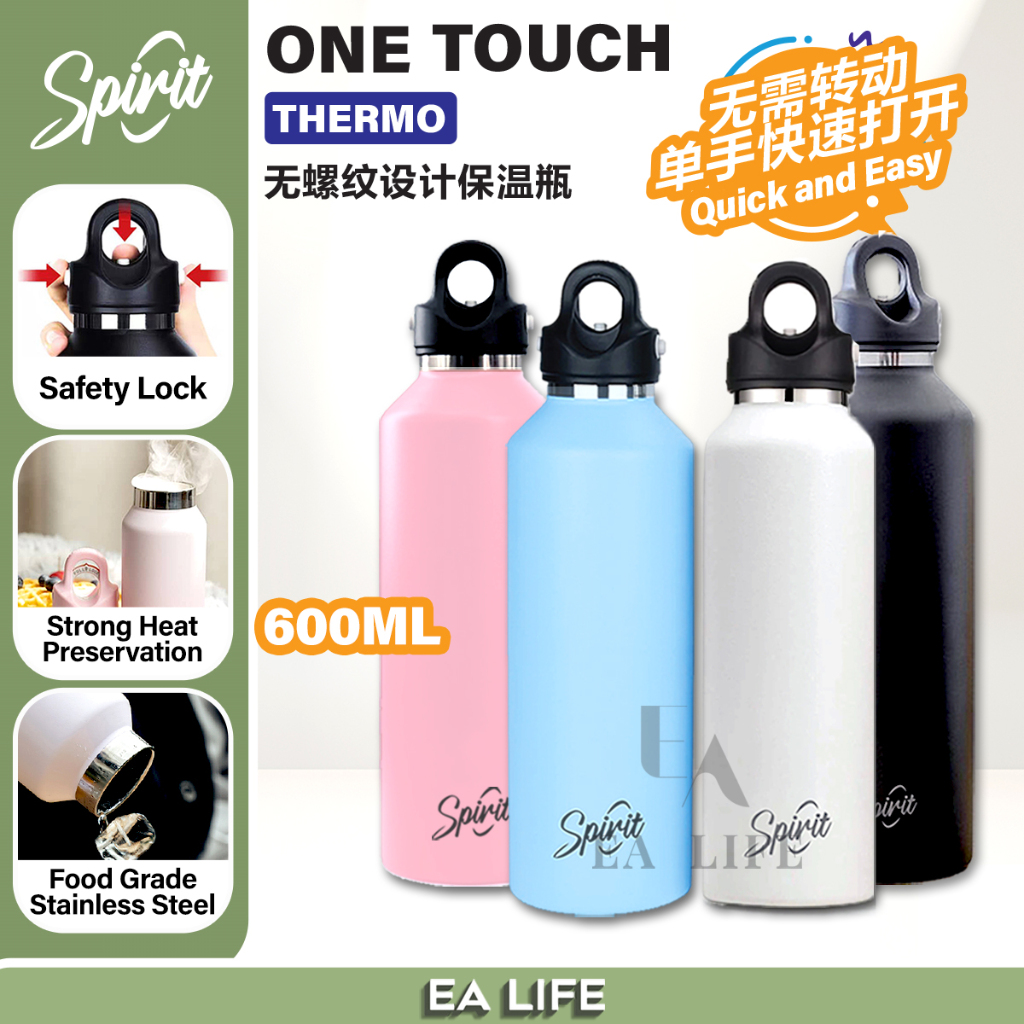 SPIRIT Thermos Bottle Thermo Drinking Water Bottle Stainless Steel ...