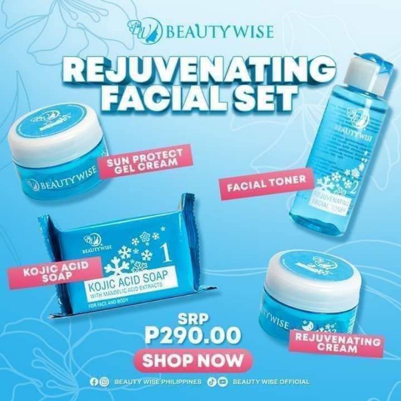 💯 beauty wise rejuvenating lose individual set | Shopee Malaysia