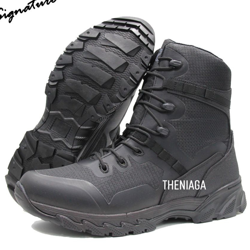 Kasut Operasi XWAT Signature Tactical Boots Tahan Lasak Zip Tali Tapak ...