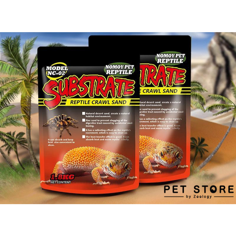 Nomoy Reptile Calcium Sand Natural Odourless digging sand for Desert ...