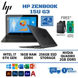 HP ZENBOOK 15U G3 TOUCHSCREEN | INTEL CORE I7 6TH GEN | Shopee Malaysia