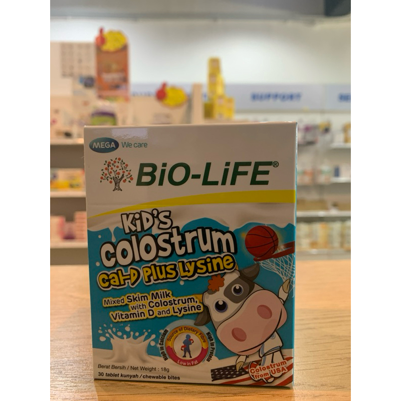 Bio life Kids Colostrum Cal-D Plus Lysine 30’s | Shopee Malaysia