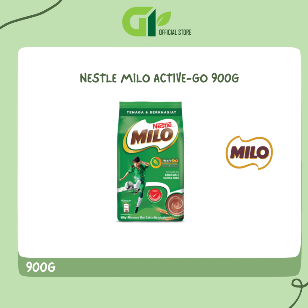 [GY Office] Milo Activ-Go Chocolate Malt Powder - 900G | Shopee Malaysia