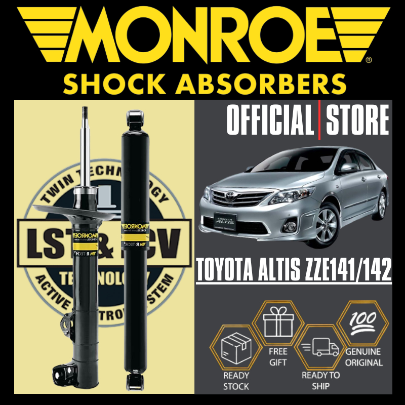 MONROE OESPECTRUM® SHOCK ABSORBER FRONT AND REAR TOYOTA ALTIS ZZE142 ...