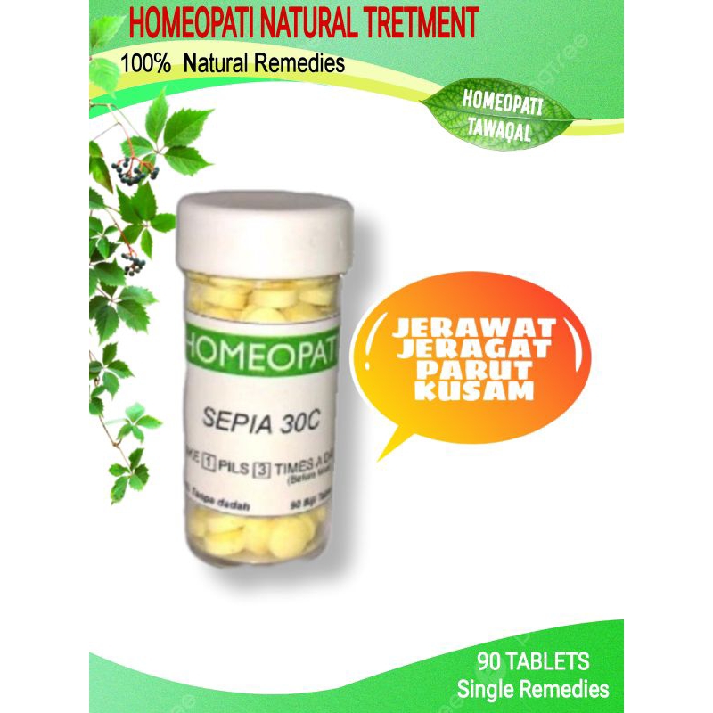 JERAGAT JERAWAT PARUT HOMEOPATI SEPIA 30C 90BIJI | Shopee Malaysia