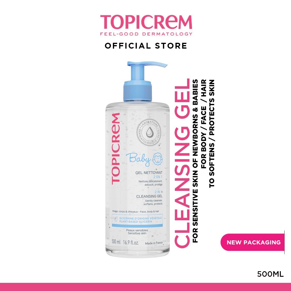 TOPICREM Baby 2 in 1 Cleansing Gel 500ml | Shopee Malaysia
