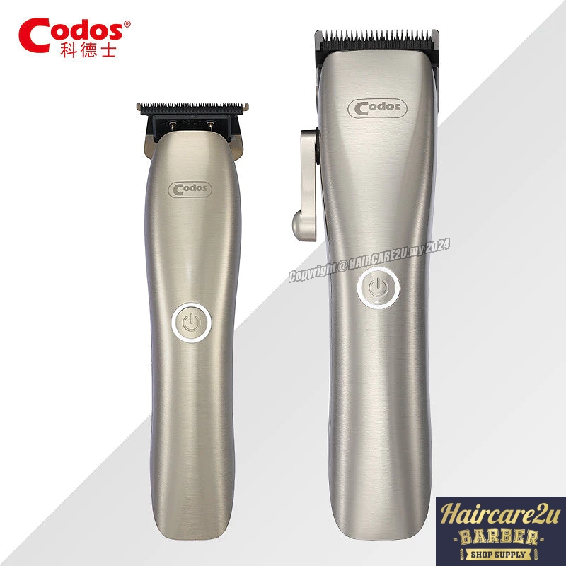 Codos Professional Cordless A10 Trimmer & A20 Clipper with DLC Carbon ...