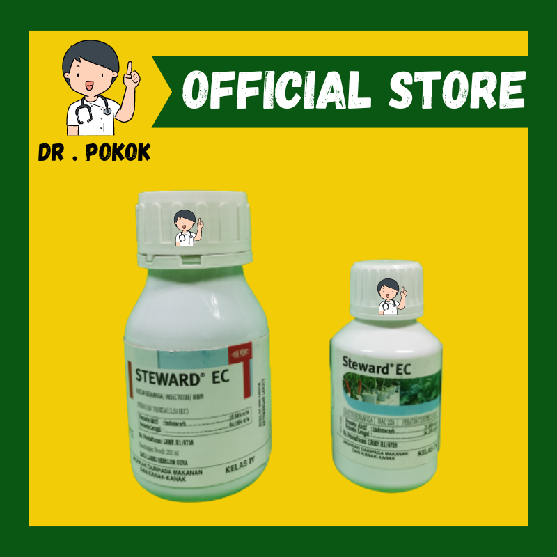 [ORIGINAL] 100ML 250ML STEWARD EC FMC RACUN SERANGGA / RACUN ULAT DUPONT INDOXACARB 15.84% ...