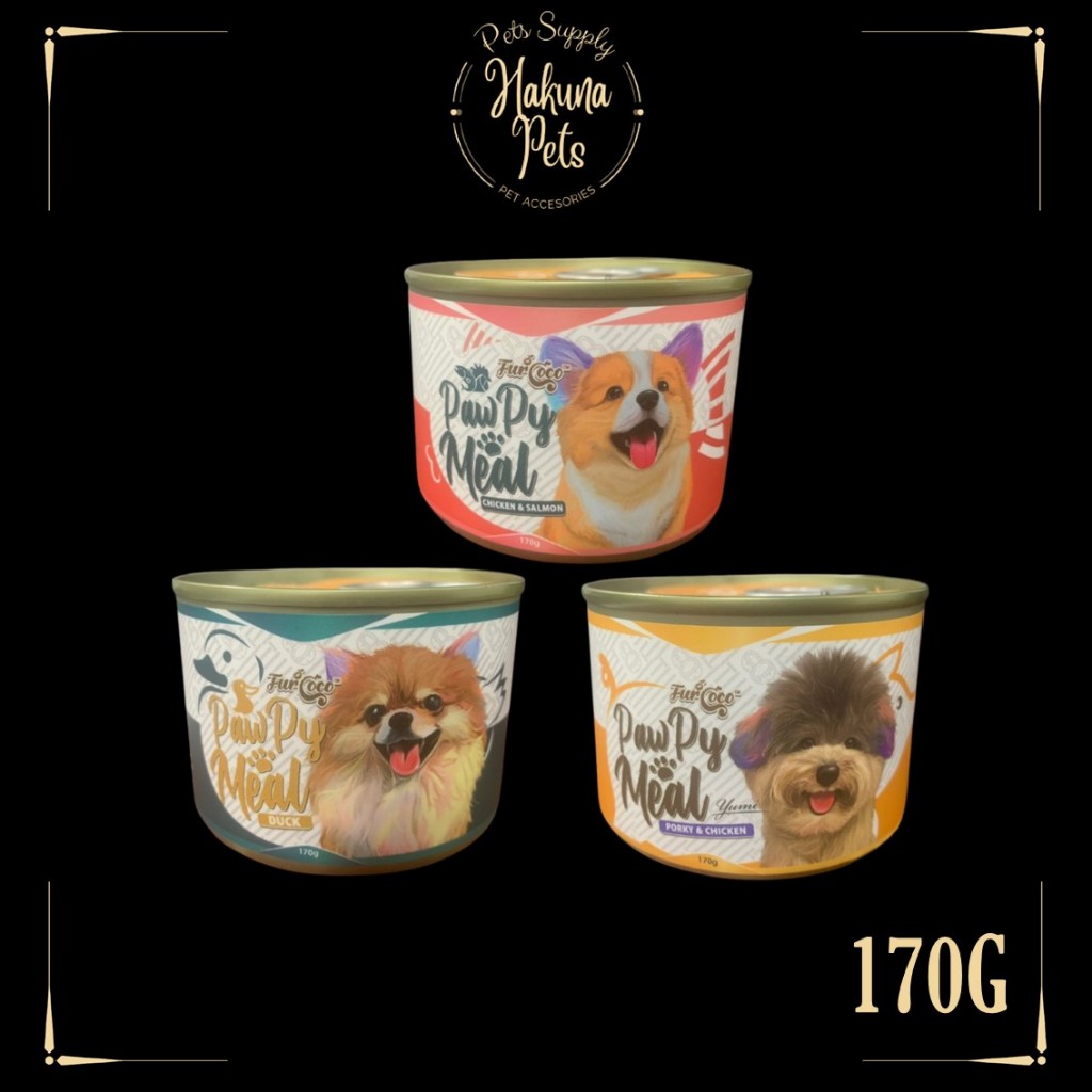 Furcoco Pawpy 170g Dog Canned Wet Food 椰子油狗罐头 | Shopee Malaysia