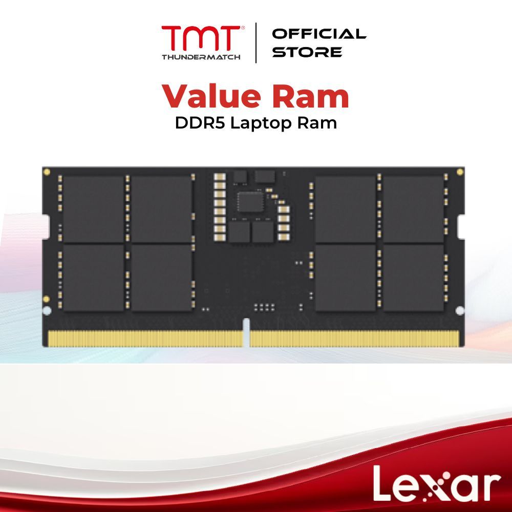 TMT Lexar DDR5 Value Laptop RAM 16GB 4800MT/s | Shopee Malaysia