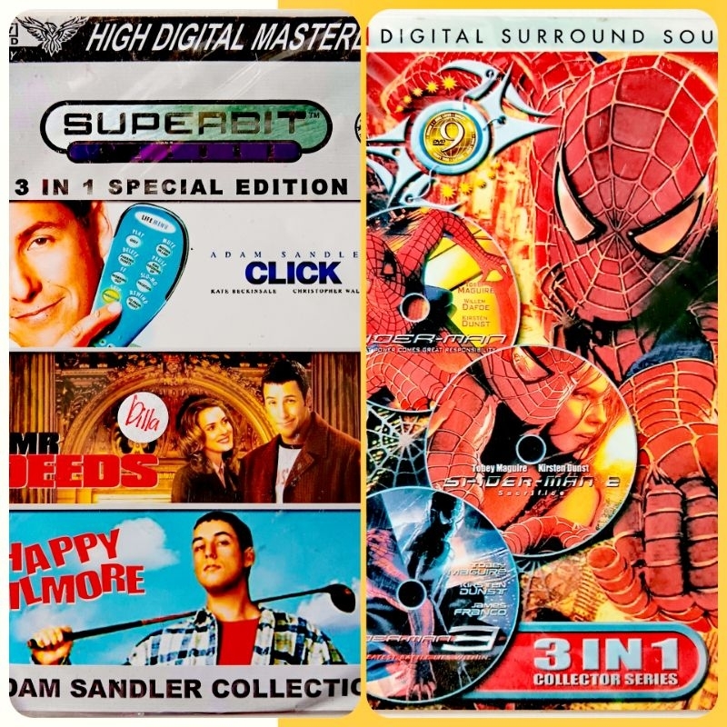 [PRELOVED] VINTAGE CLASSIC MOVIES DVD 3 IN 1 SPECIAL EDITION Adam ...