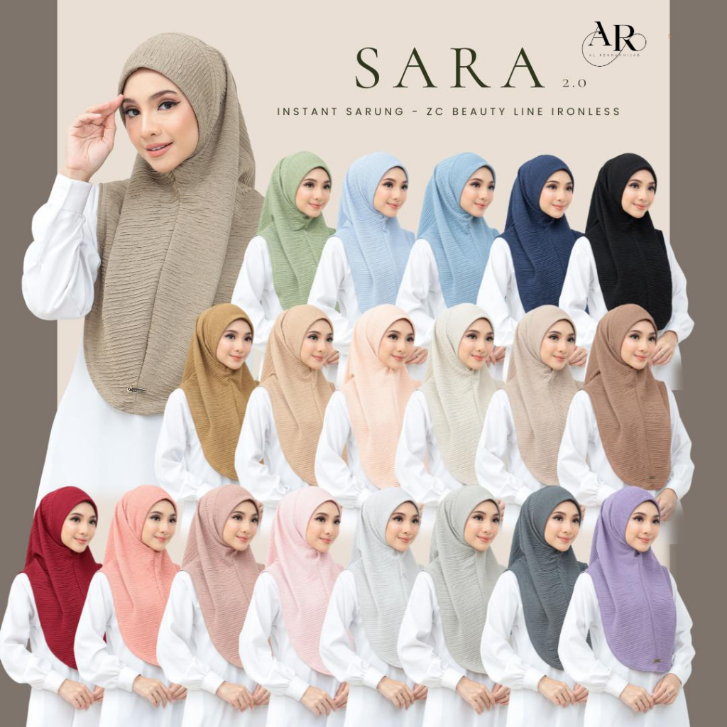 Tudung Sarung Sara Beauty Line - M/L | Shopee Malaysia