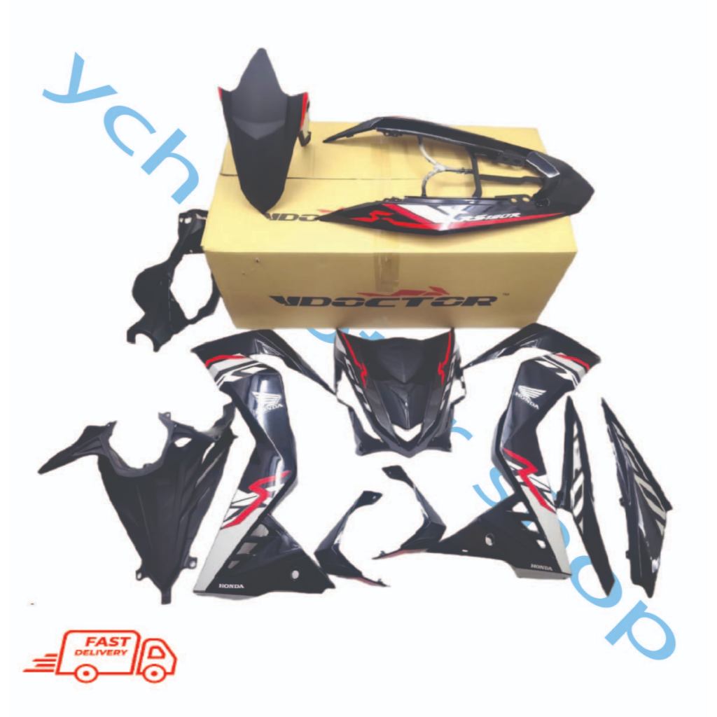 HONDA RS150R RS150 RS 150 150R V1 DOCTOR NEW DESIGN COVER SET STICKER ...