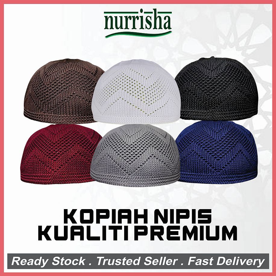 KOPIAH PREMIUM NIPIS LEMBUT KUALITI TINGGI | Shopee Malaysia