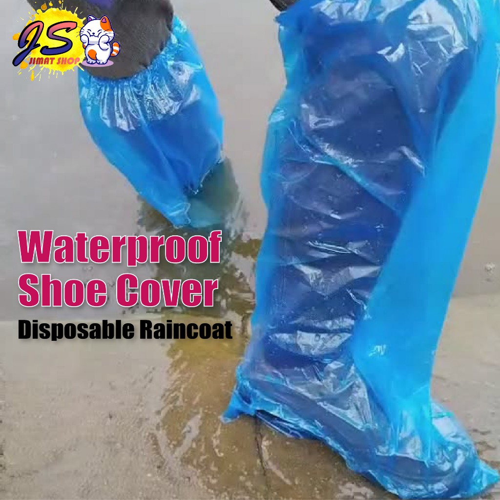 1pcs Waterproof Rain Rainproof Foot Overshoes Disposable Raincoat ...