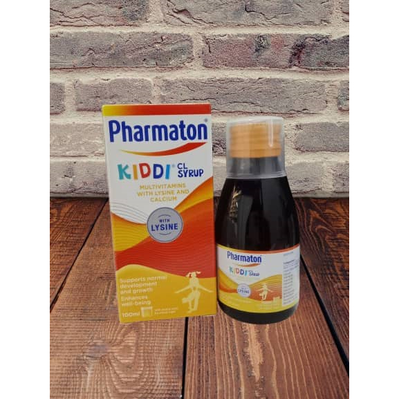 Pharmaton Kiddi CL Syrup 100ml [ Multivitamin with Lysine & Calcium ...