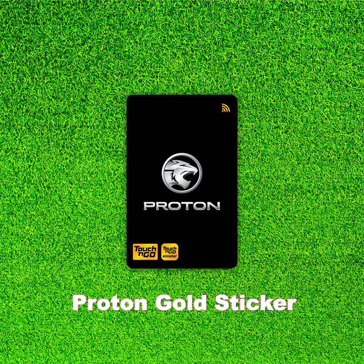 Proton Gold - Sticker Card Touch n Go TnG ATM Card Skincard Cover New ...