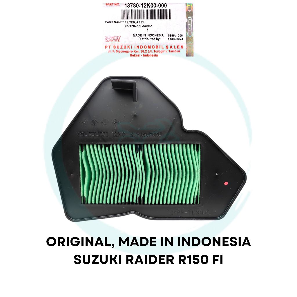 SUZUKI RAIDER R150 FI RAIDER R 150 FI AIR FILTER AIR ELEMENT AIR ...