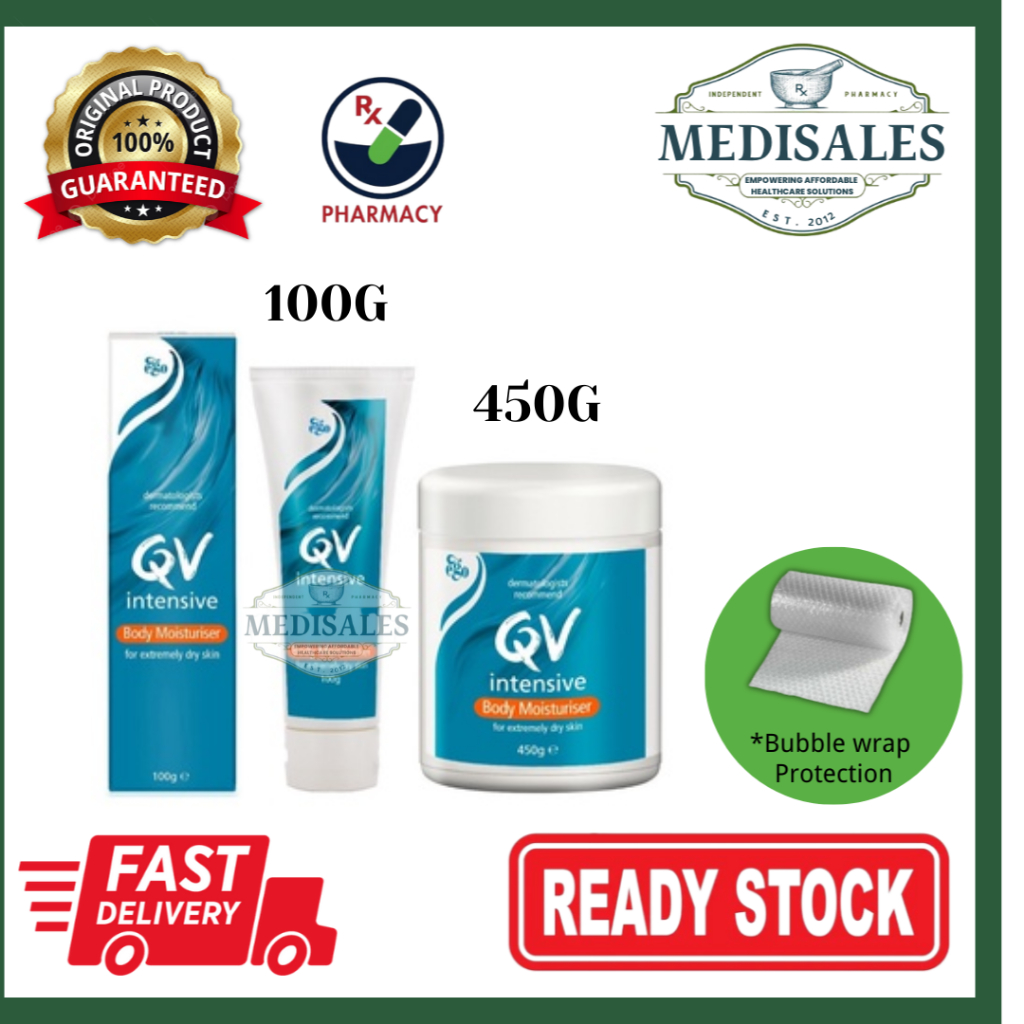 EGO QV INTENSIVE BODY MOISTURISER CREAM 100G | 450G (MOISTURIZER) | Shopee Malaysia