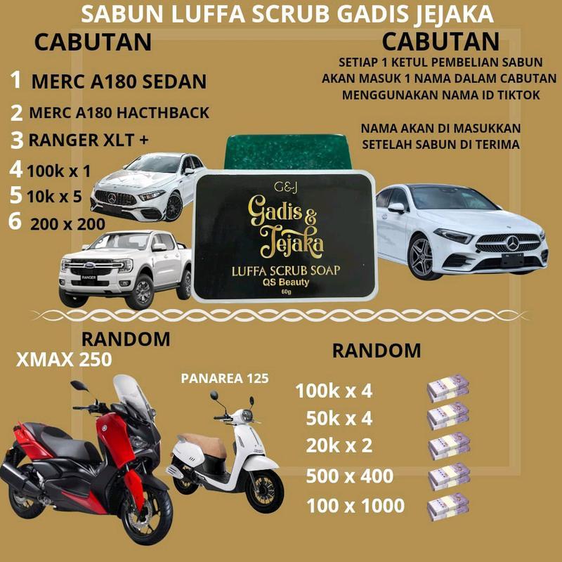 Sabun Mandi Luffa Scrub Gadis dan Jejaka 60gram | Shopee Malaysia