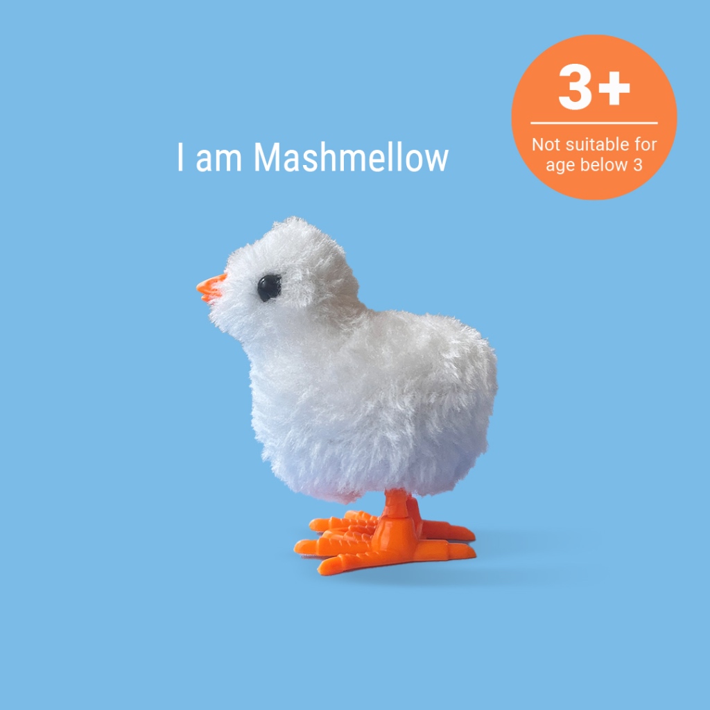 Marshmallow White Baby Chicky Jumping Toy | Shopee Malaysia