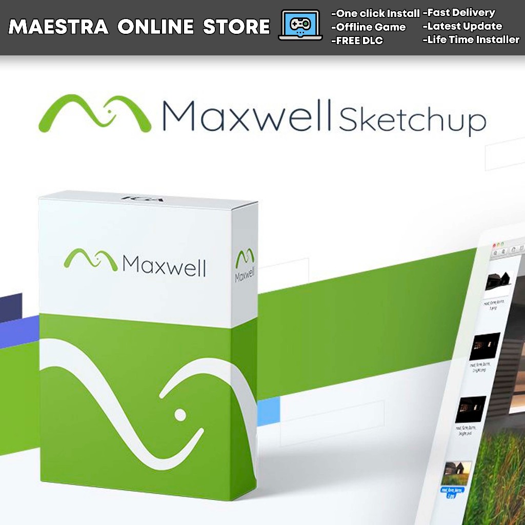 PC Software Maxwell Sketch Up | Shopee Malaysia