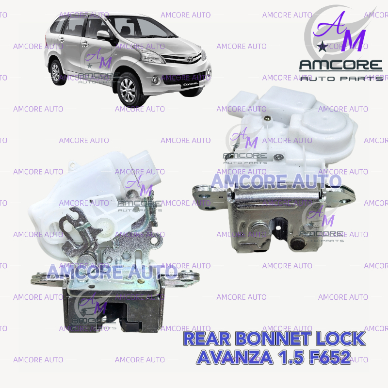 TOYOTA AVANZA 2012 F652 F653 - REAR BONNET LOCK / TRUNK LID LOCK / BOOT ...