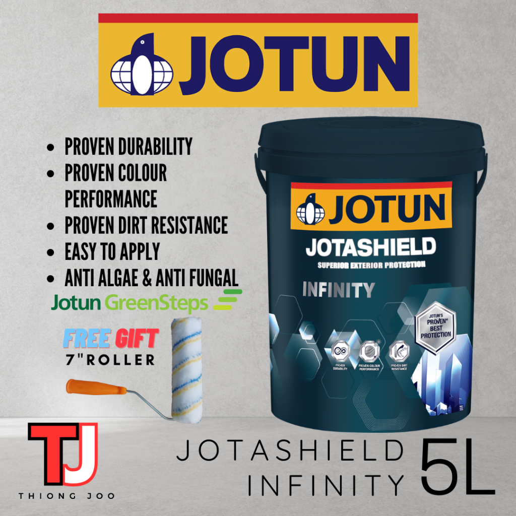 Jotun Jotashield Infinity 5L (0001-2999) | Shopee Malaysia