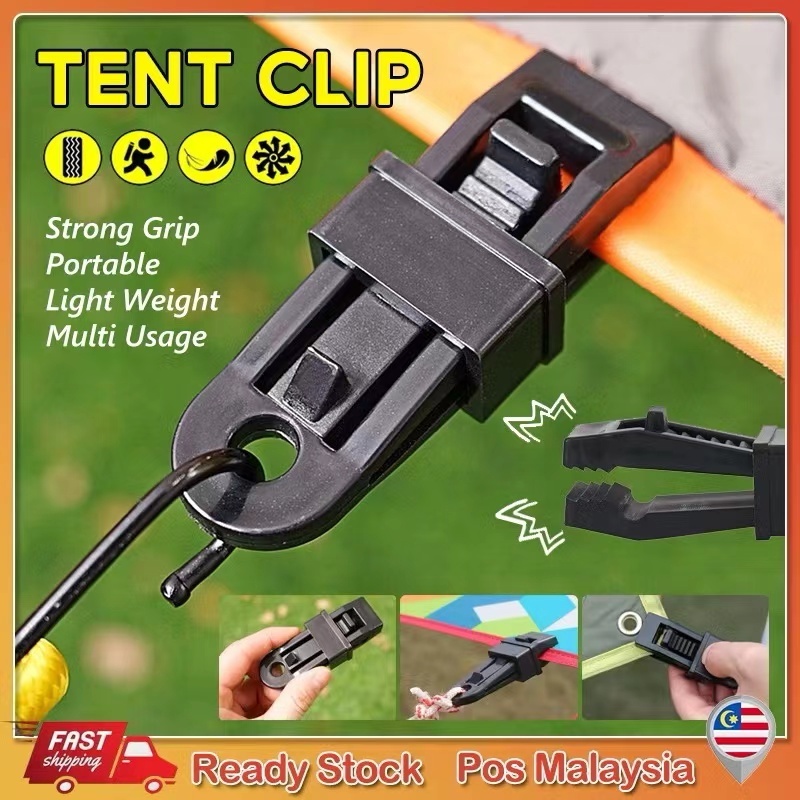 CAMPERPARK heavy duty flysheet clip tarp crocodile shark clamp outdoor ...