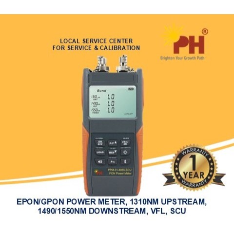 EPON/GPON Power Meter, 1310nm upstream, 1490/1550nm downstream, VFL ...