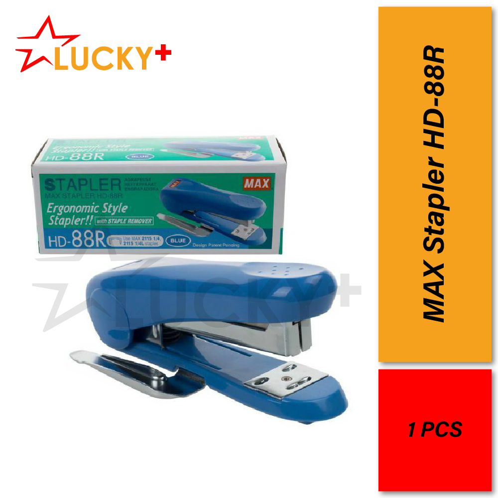 (100% Original) MAX Stapler HD-88R Ergonomic Style Stapler(1pcs) / Stepler Besar | Shopee Malaysia