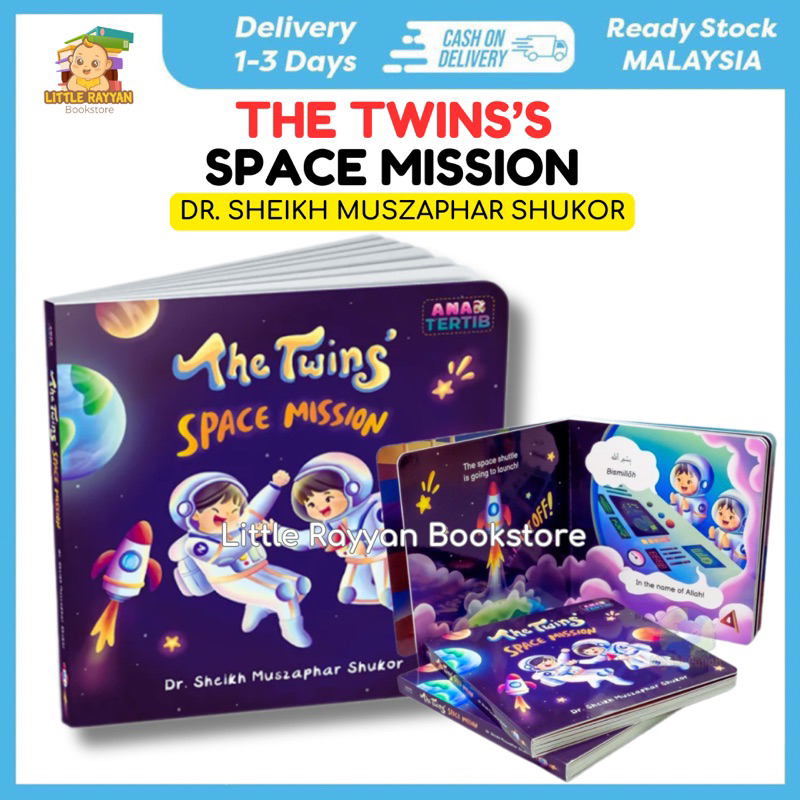 THE TWINS’ SPACE MISSION STORY BOOK- Dr Sheikh Muszaphar | Shopee Malaysia
